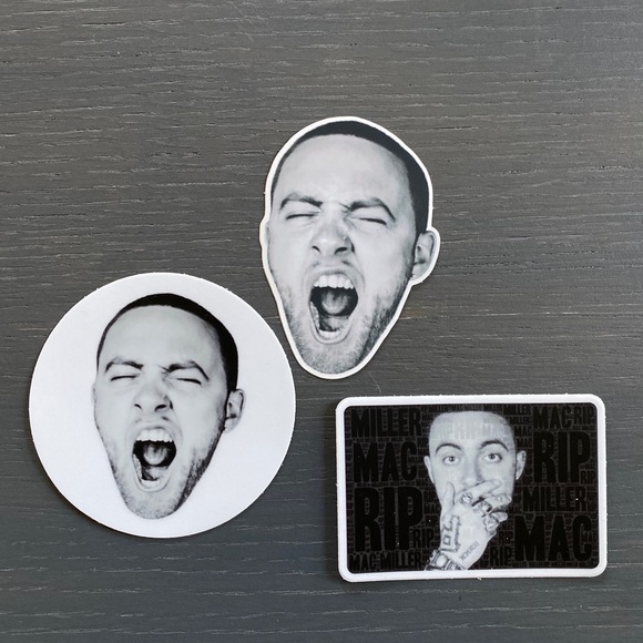 Other | Mac Miller Vinyl Sticker Pack 3 | Poshmark